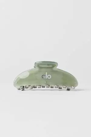 Alo Yoga Acrylic Illusion Claw Clip - Clear/Brushed Gold